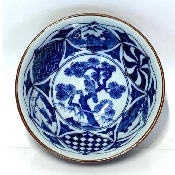 Batavia | Dining | 95s Chinese Batavia Ware Blue And White Bowl With ...